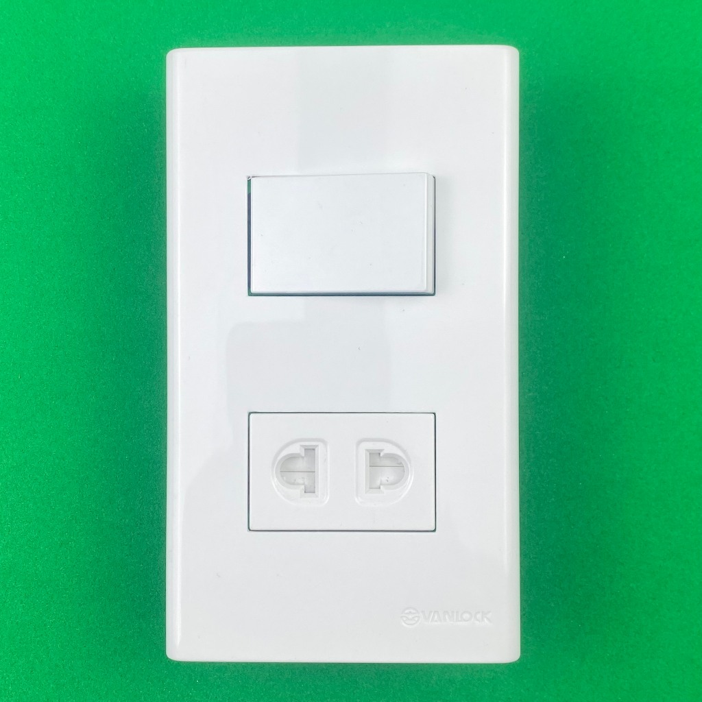 2-pin Single Socket + 2-Way Switch 16A Sino S18CC Series - S18CCUM ...