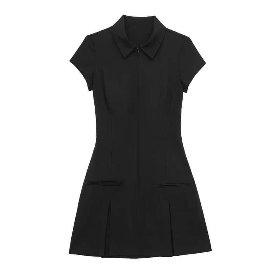 Z@r short dress with pleated bottom and zipper, super beautiful and ...