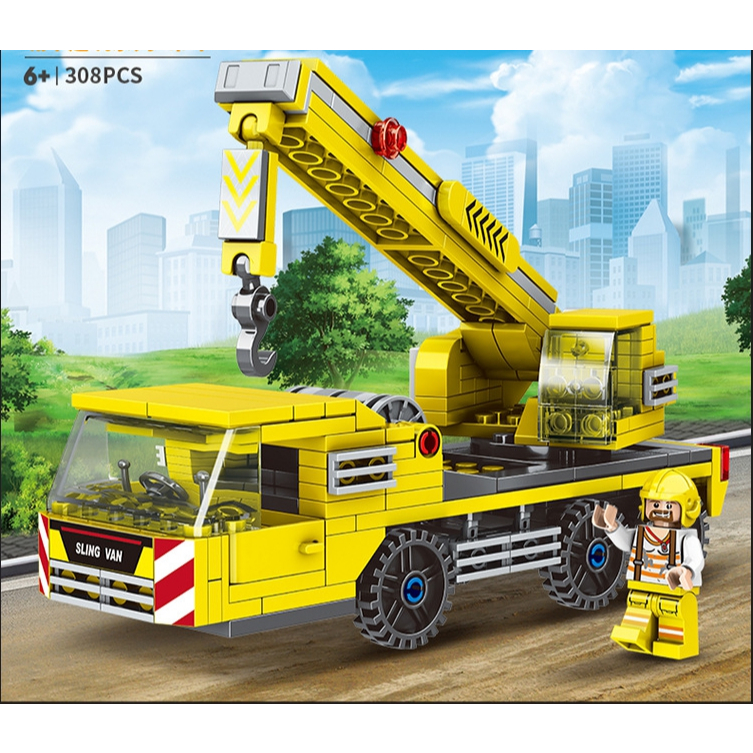 Crane Truck Assembly Model Lego Toys Assembling crane trucks for ...