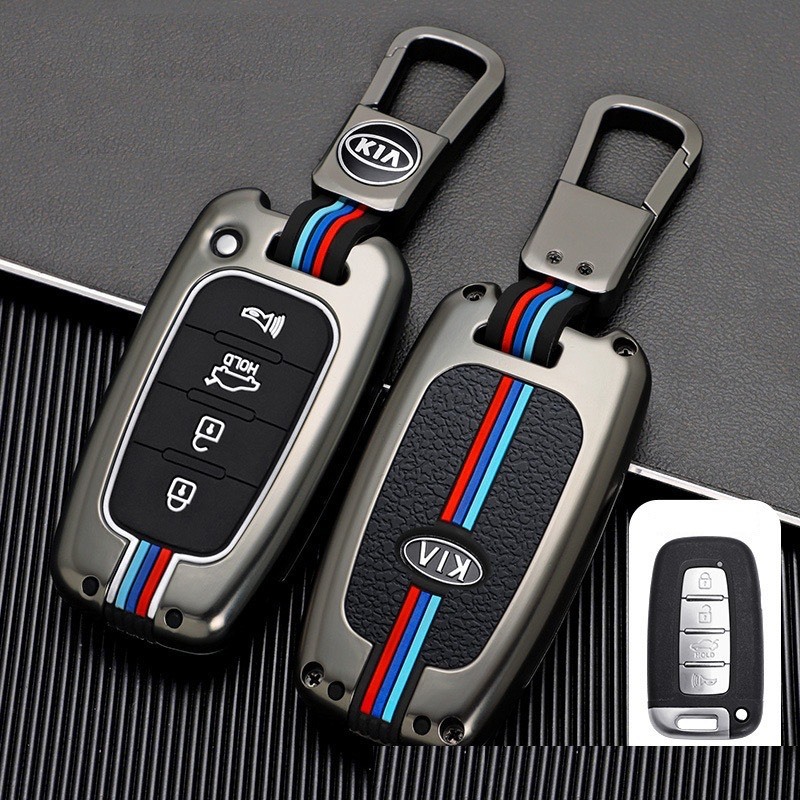 Synthesis Of 4-Button Metal Key Cover - cerato 3.4 Ribs-Button-Kia ...