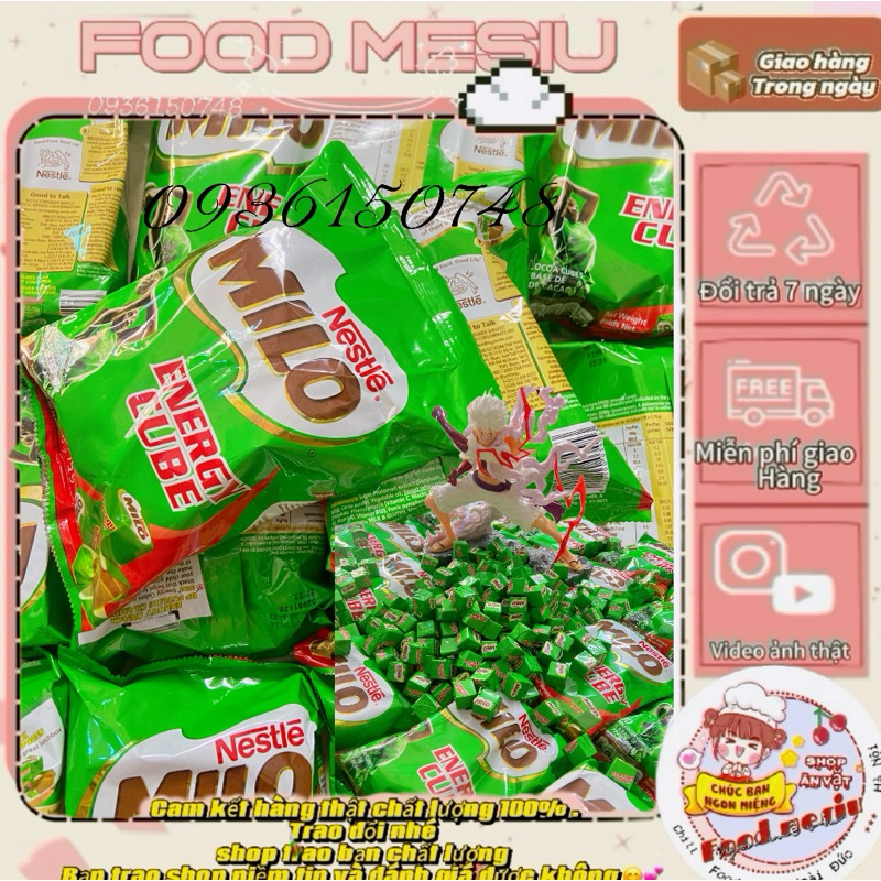 20 Nestle Thai milo cubes, genuine pure cocoa, delicious and flavorful ...