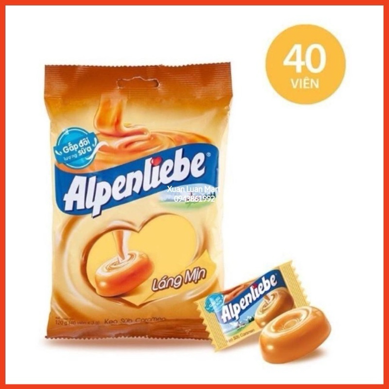 Alpenliebe hard/soft candy with Caramel, strawberry grape flavor ...