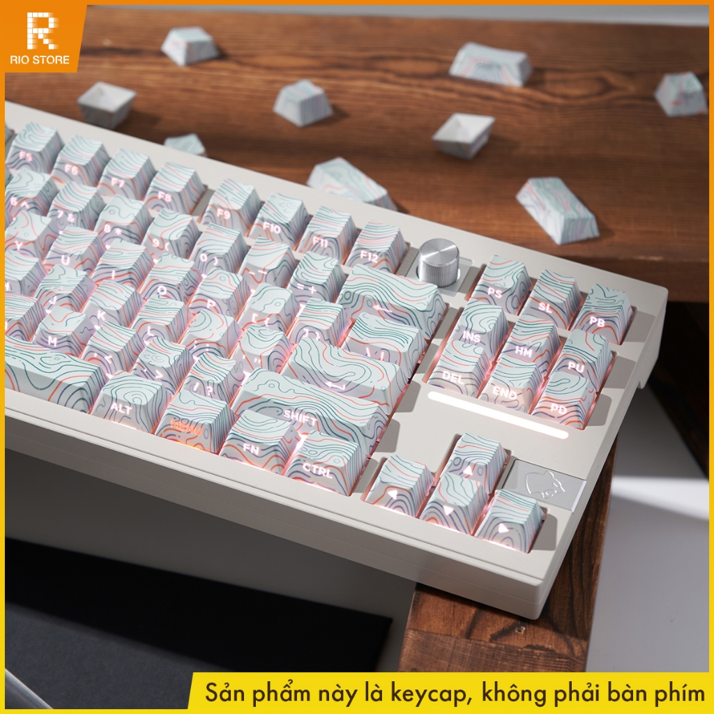 Keycap Ninja Side Print Pattern Canyon PBT - Cherry Profile - 130 ...