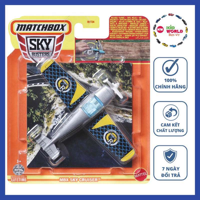Matchbox Sky Busters Series MBX Sky Cruiser HVM47 Model Airplane ...