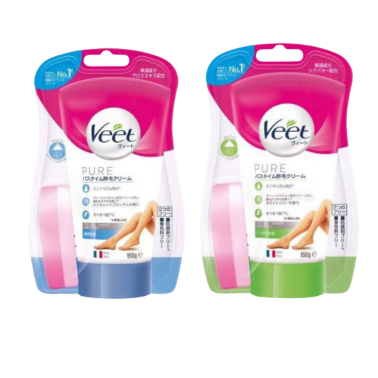 Japanese Veet Hair Removal Cream 150g [With Sponge] | Shopee Philippines