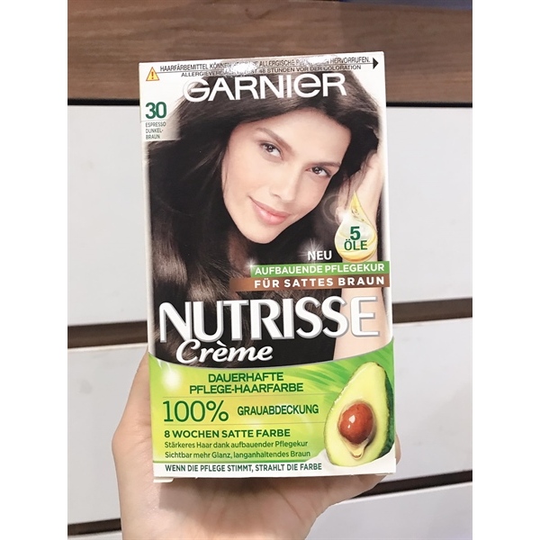 Garnier - Garnier silver hair dye - Color 30 - Dark brown (dark brown ...