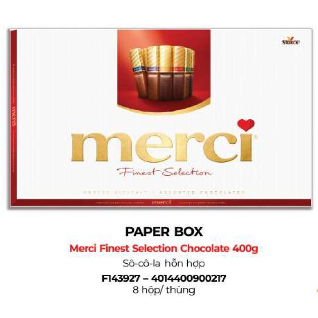 Merci Selection Finest Chocolate Candy 400g | Shopee Philippines
