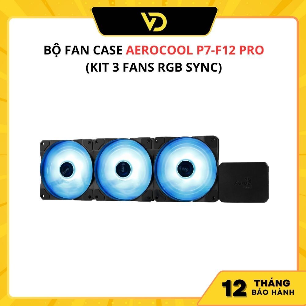 Aerocool P7-F12 PRO CASE FAN SET (KIT 3 FANS RGB SYNC) | Shopee Philippines