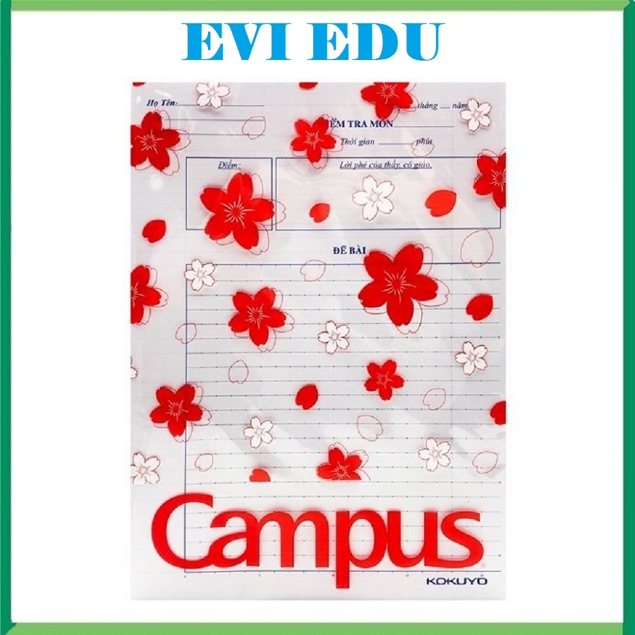 Rain Of Sakura dotted horizontal Campus test paper 30 sheets B5 size ...