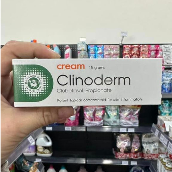 Clinoderm Thai psoriasis dry skin cream, skin care support 15gr ...