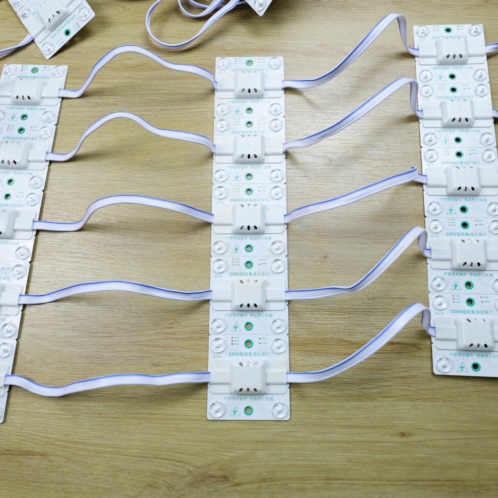 (Combo Of 10 modules) Super bright 4-bulb LED module using direct 220V ...