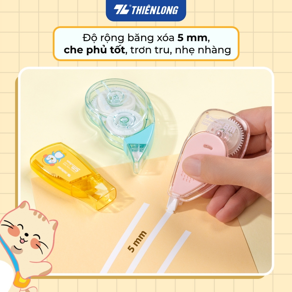 Thien Long Correction Tape - Super fast drying, can write immediately ...