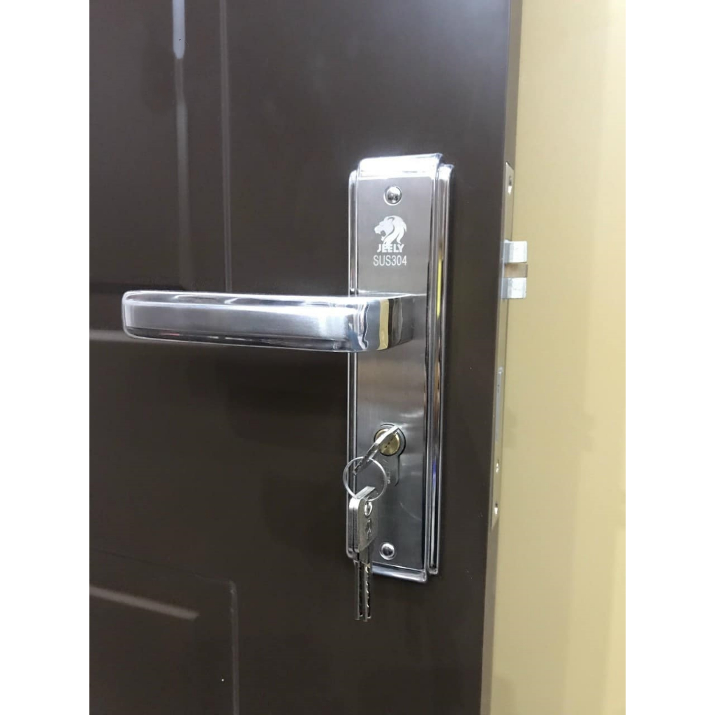 100% Stainless Steel 304 2-Inch Door Lock Handle Lock Suitable For ...