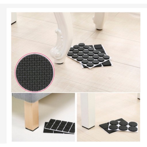 Round Table and Chair Leg Stickers Anti-Slip and Floor Scratches ...