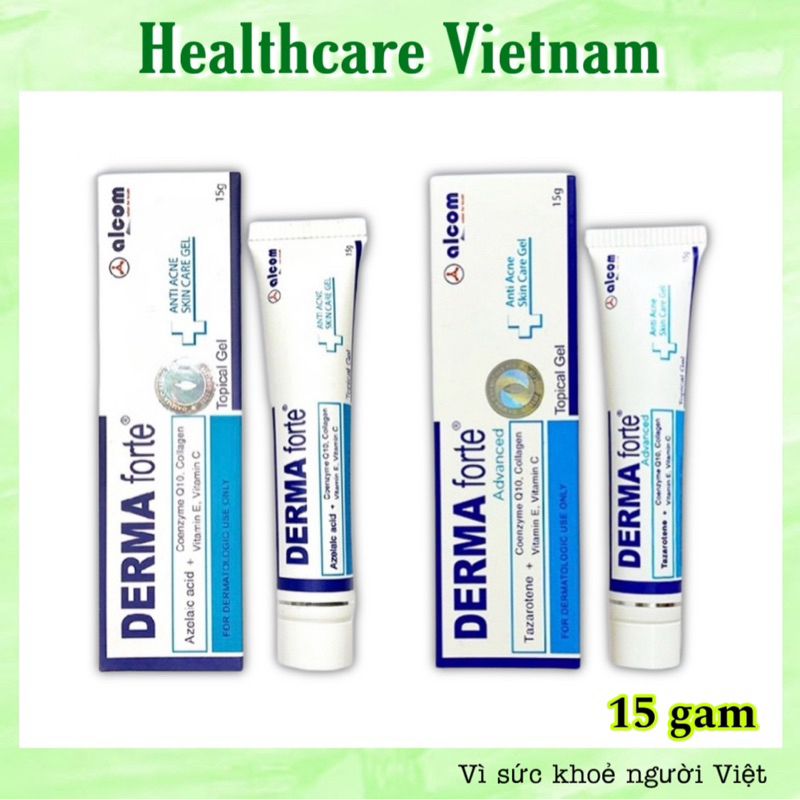 Derma Forte Helps Reduce Dark Acne, Whitens and Smoothes Skin 15g Tube ...