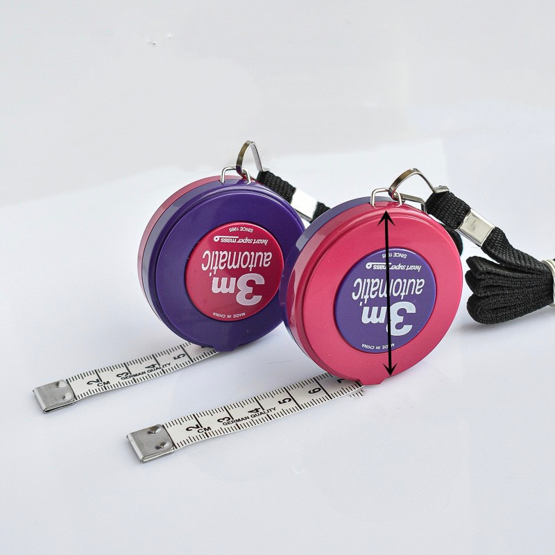 German tape measure, 2m long, 3m long, 15mm wide with 2-sided INCH and ...