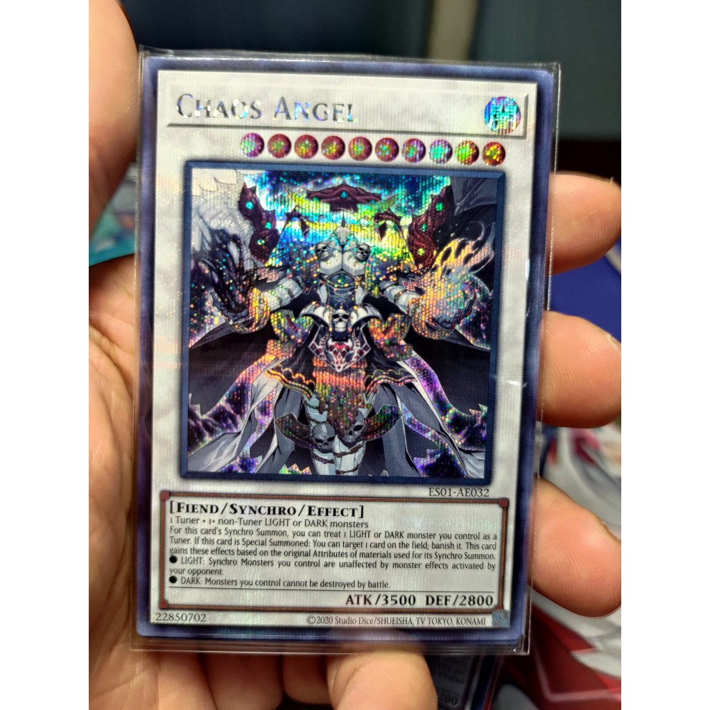 [KW2 Yugioh] [EN-AE] Card ES01-AE032 Chaos Angel | Shopee Philippines