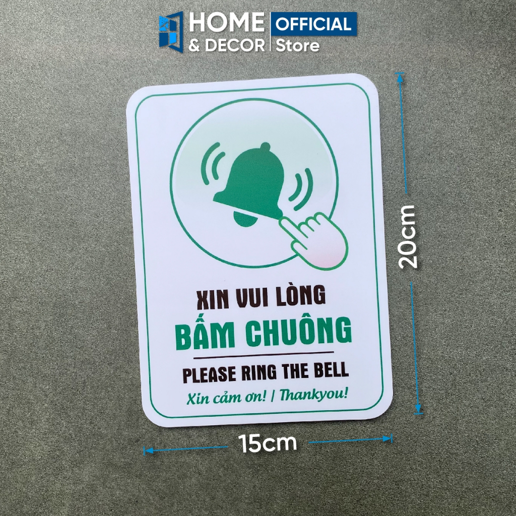 Please Click the Bell Sign, Bell Reminder Sign, Doorbell Sign, Service ...