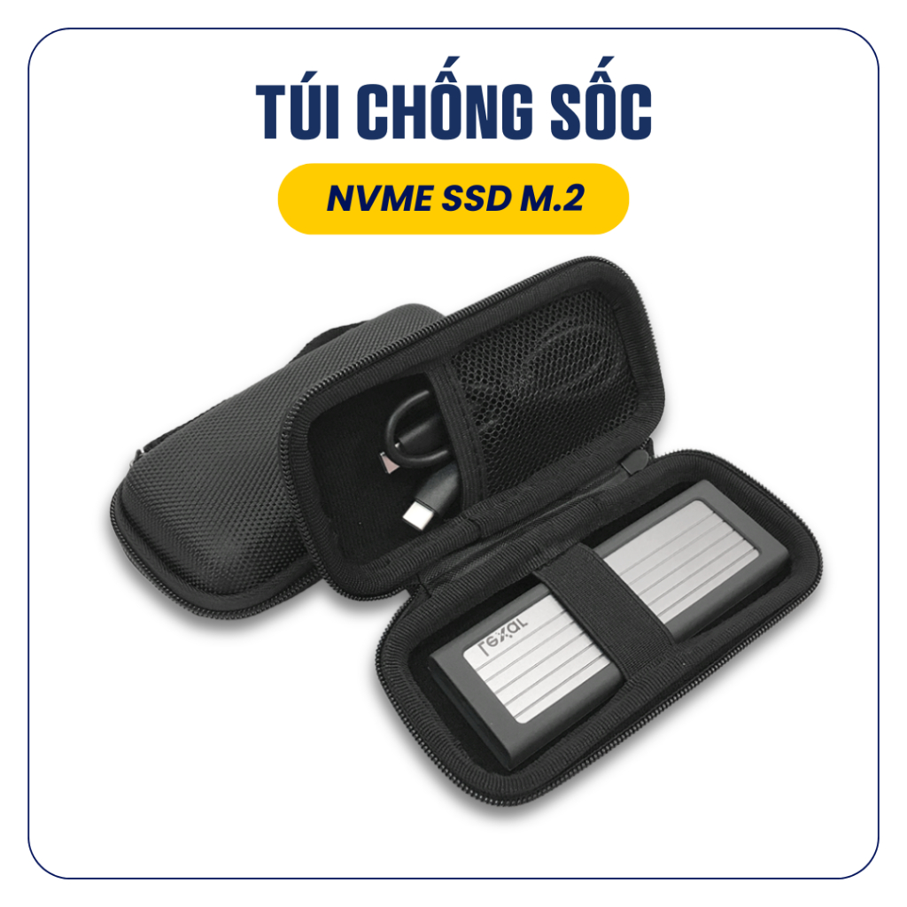 M.2 SSD Bag, Shockproof Bag to Protect M2 SATA NVMe SSD Hard Drive ...