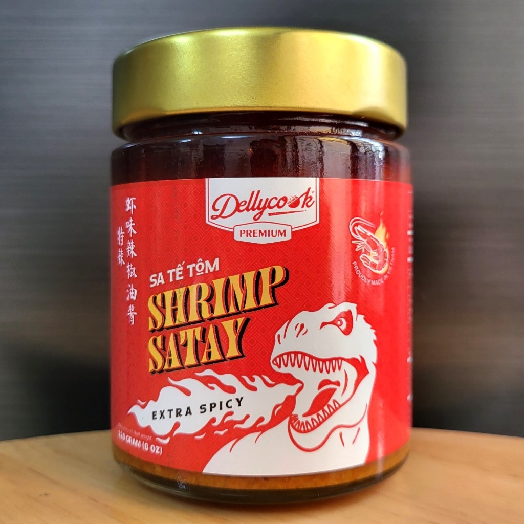 SA Dellycook - RED Jar 220g - Shrimp SATE / Extra Spicy Shrimp Satay ...