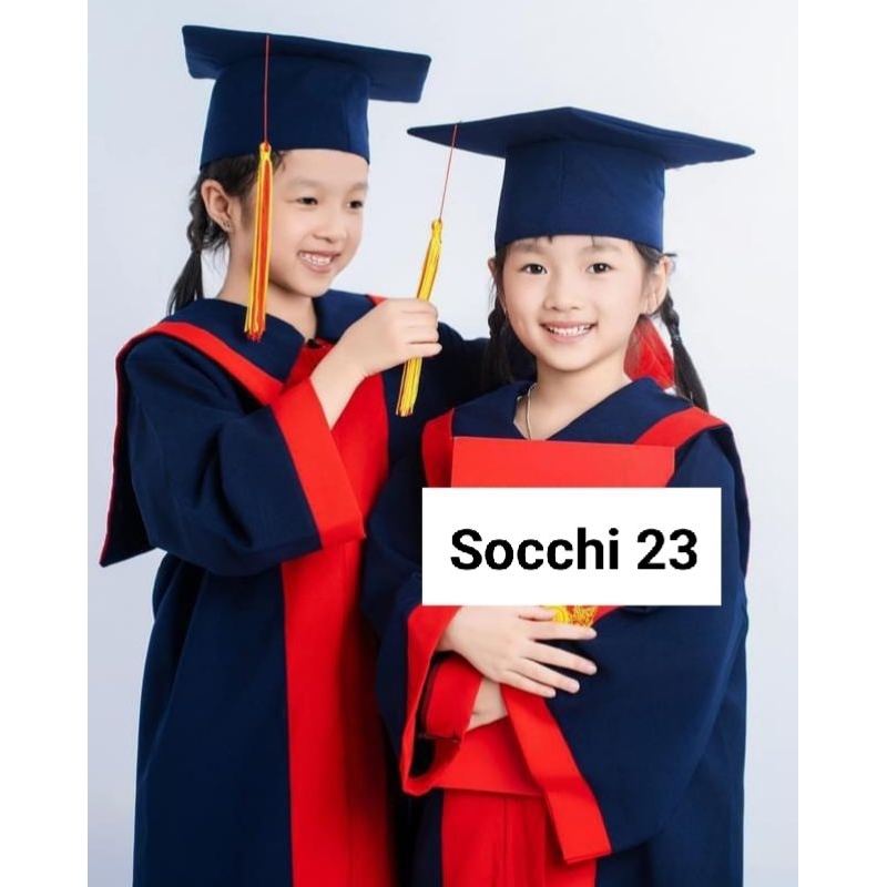 Combo 10 Sets Of Quality Primary Graduation Bachelor Hat Uniforms ...
