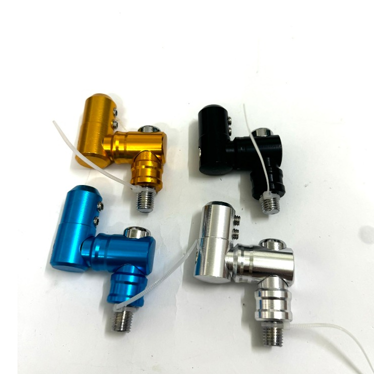 360 Degree CNC ALUMINUM Zinc Glass Rotating Legs 10mm Stainless Steel ...