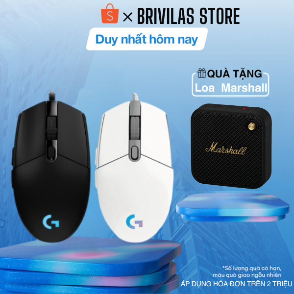 Logitech G102 Lightsync wired gaming mouse - RGB setting configuration, 6 programmable buttons ...