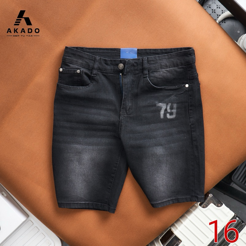 Akado S16 men's jean shorts, beautiful, youthful, dynamic, high-quality ...