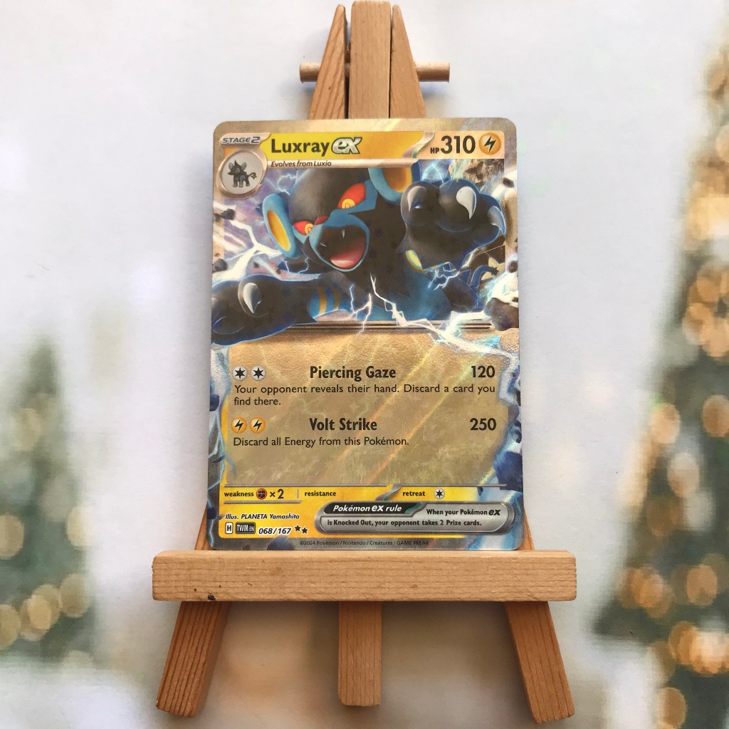 Pokemon Luxray ex 068 / 167 card - Scarlet & Violet card: Twilight ...