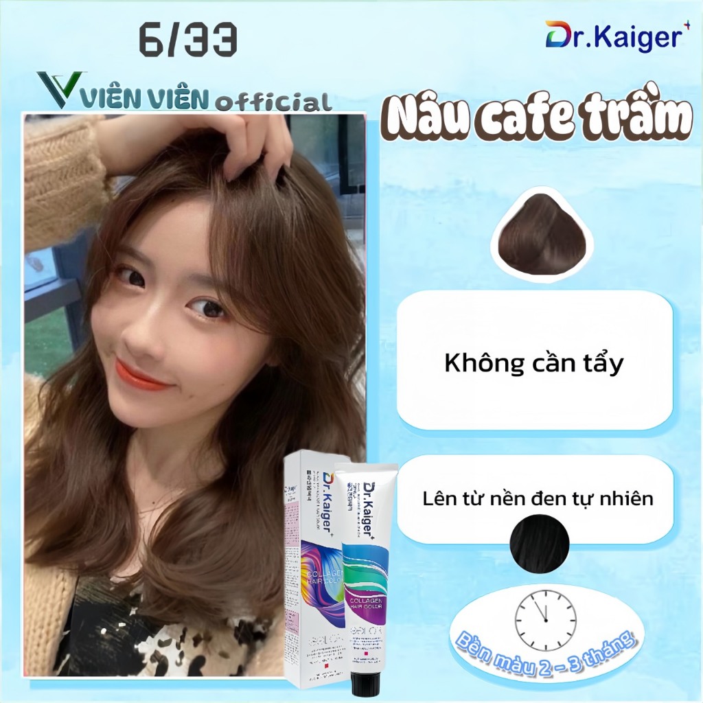 Hair Dye DARK COFFEE BROWN, SUPER NUTRITIONAL CAFE BROWN without ...