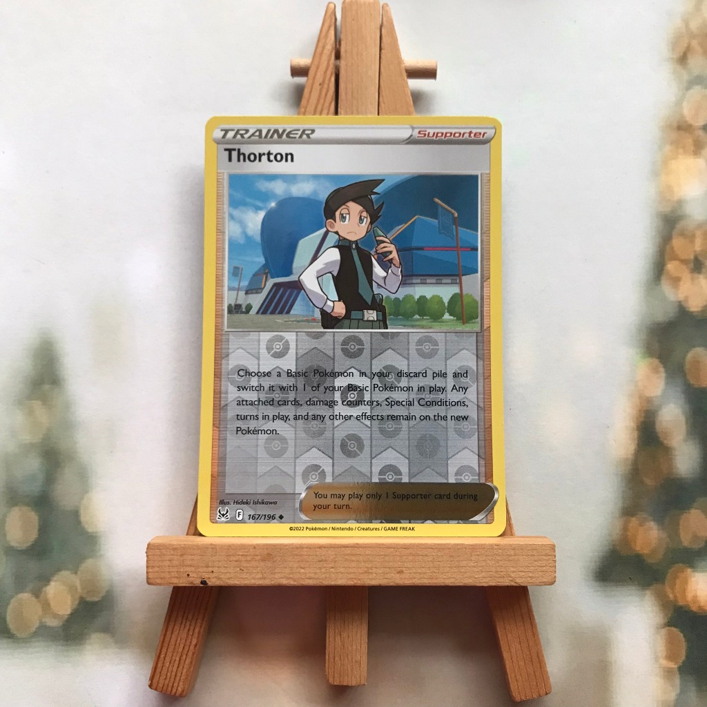 Pokemon Thorton 167/196 Picture Card - Uncommon Reverse Holo English ...