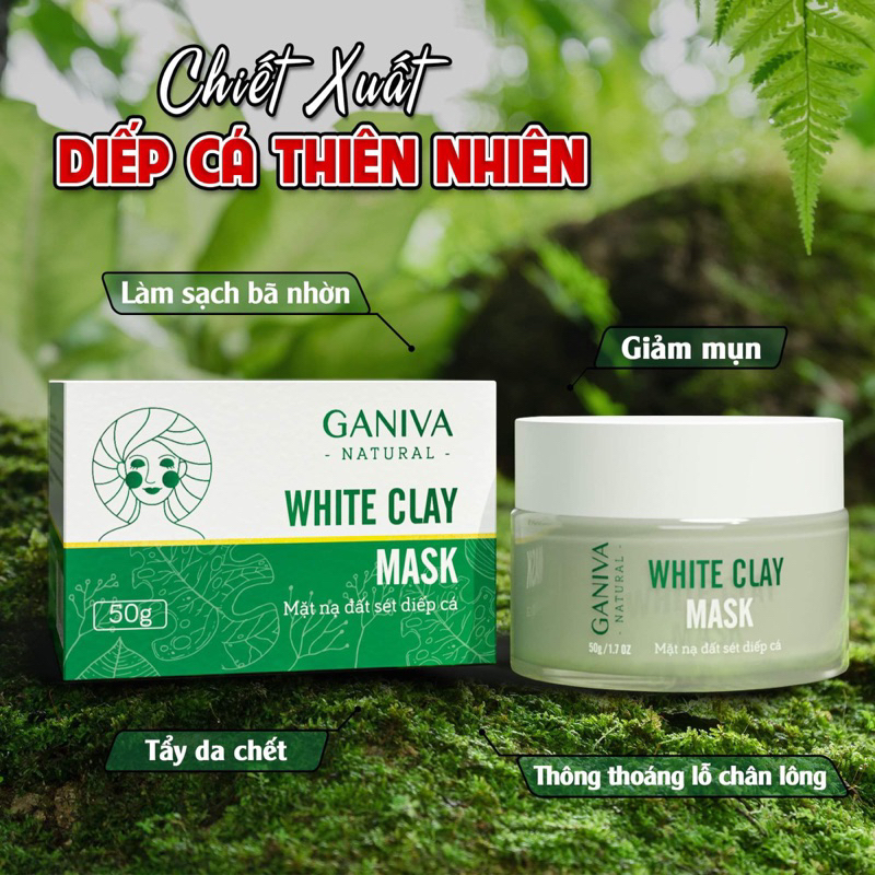 Ganiva Clay Fish Lettuce Mask-Supports Alkaline Oil-Alkaline Acne ...
