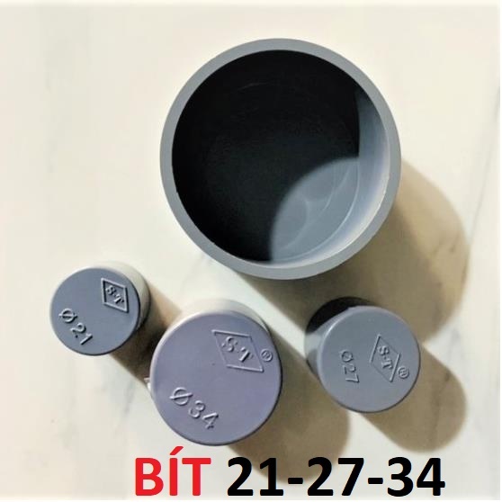 Water pipe cap, Smooth seal, Non-plastic seal 21, 27, 34 Sieu Thanh PVC ...
