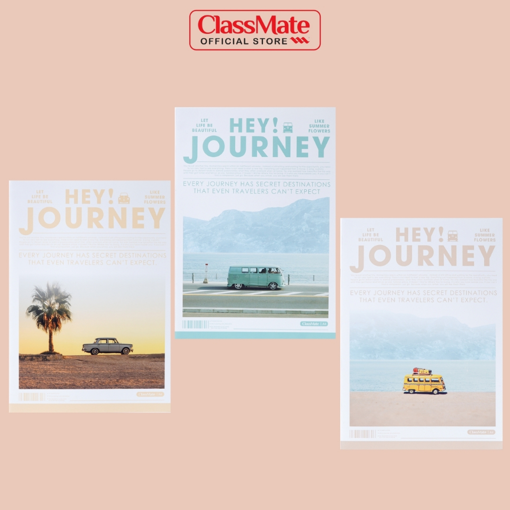 CLASSMATE A4 Horizontal Notebook 120 Pages, A4 Journey Notebook ...