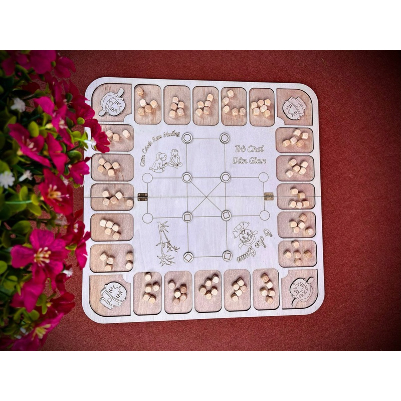 Wooden Mandarin Box Game Foldable Folk Childhood Game for Children ...