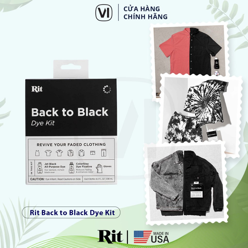 Rit Back to Black Dye Kit - (Genuine) | Shopee Philippines