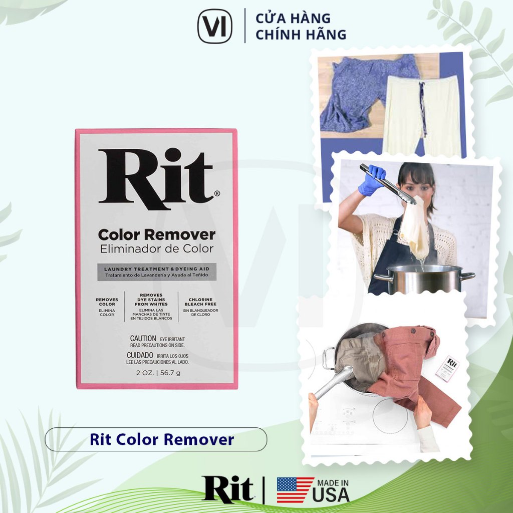 Rit Color Remover clothes bleaching powder - 5.67g - (Genuine) | Shopee ...