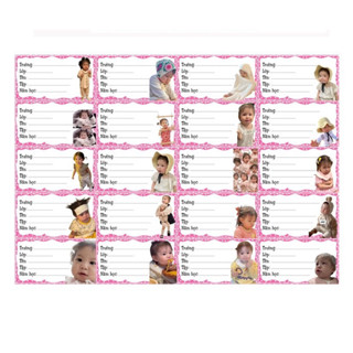 Cute pamyeuoi Notebook Label With 120 Different Lovely Labels | Shopee ...