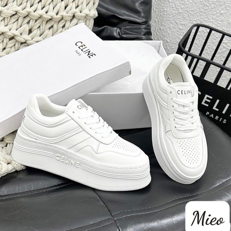 New model Celin women's padded sneakers with 6-7p high sole - Full box ...