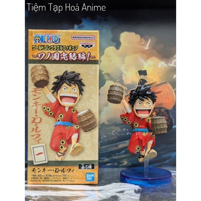 One Piece WCF Genuine Luffy Wano Newseal Model Fullbox Gold Stamp ...