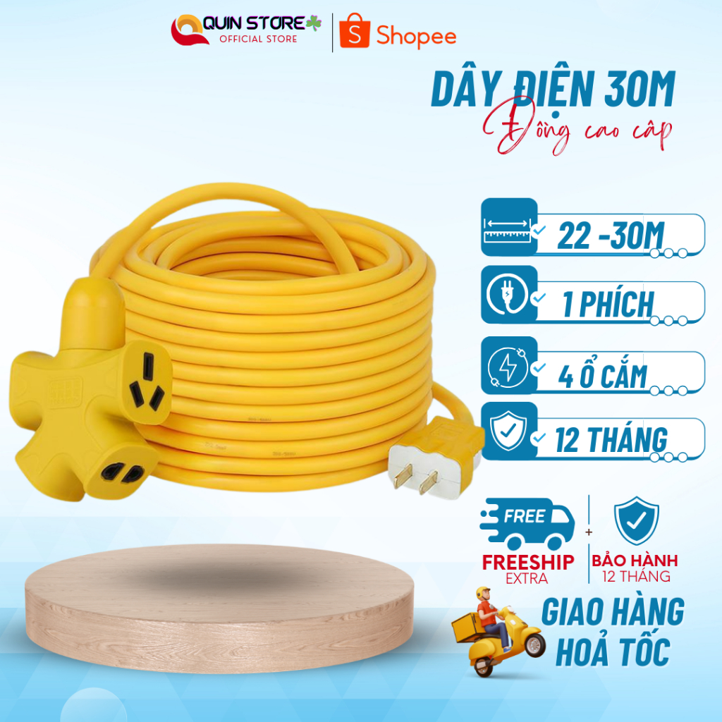 Electrical Cord Coil with Socket, Convenient Multi-Purpose High-Heavy ...