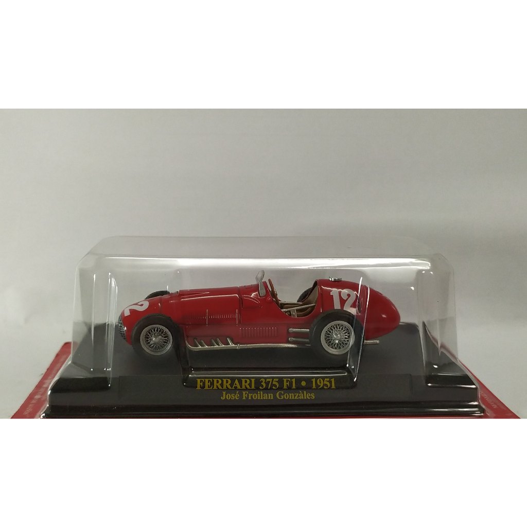Hachette FERRARI 375 F1 1951 Jose Froilan Gonzales model car 1:43 scale ...