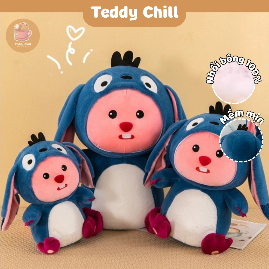 Loopy Stick Teddychill Beaver Teddy Bear, Lovely, Funny, Super Soft ...