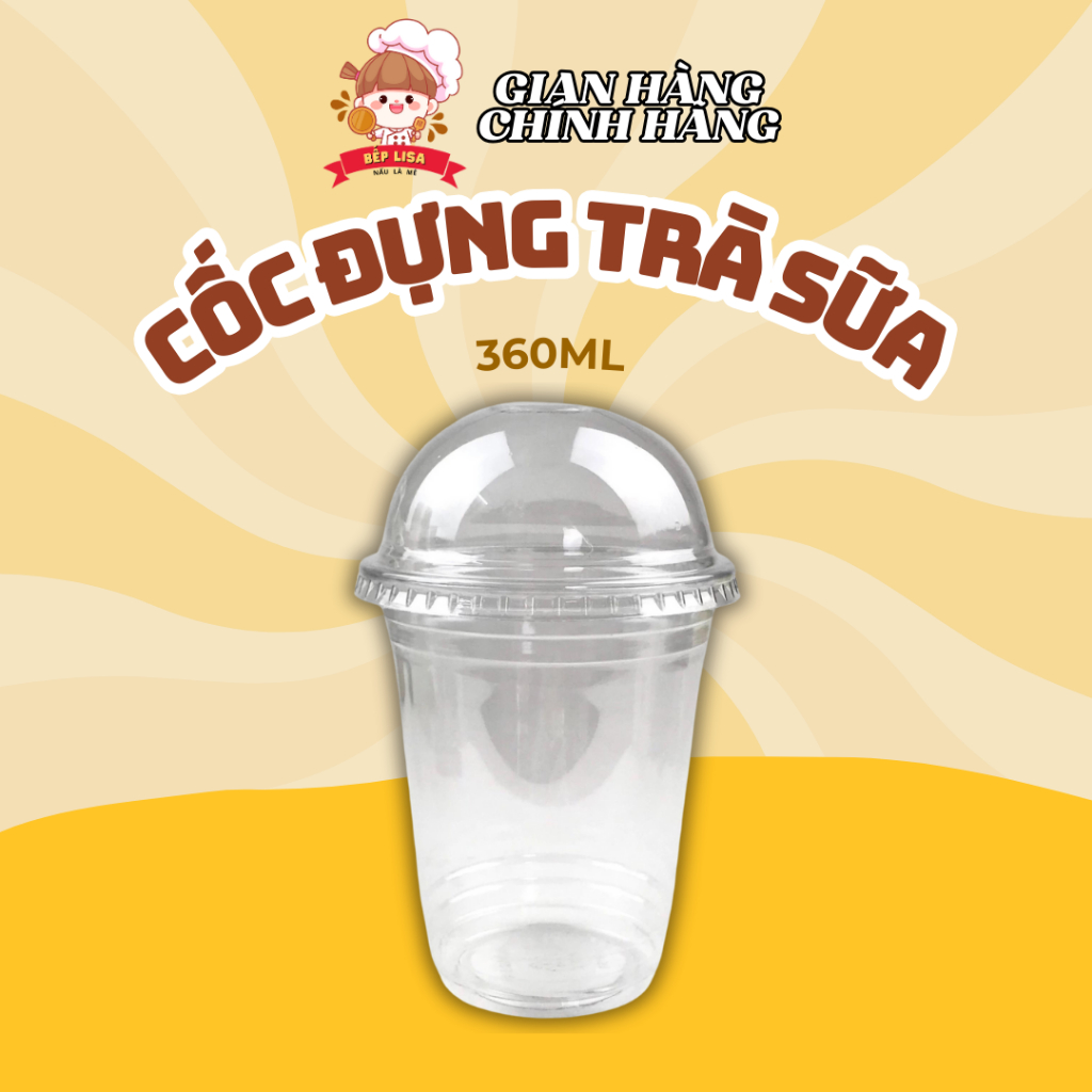 Lisa KITCHEN 360ml Milk Tea Cup with Flat Base and Spherical Lid ...