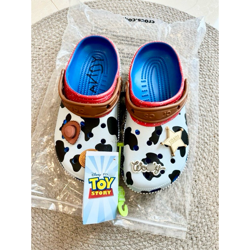 Crocs Children Cartoon Cowboy Toddler Classic Toy Story Woody Blue Jean ...