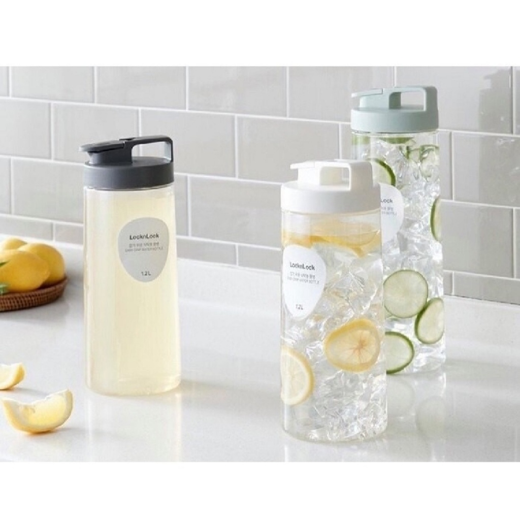 Water bottle lock & lock 1.2L, water bottle lock & lock 1.5L | Shopee ...