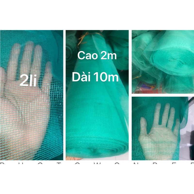 [Combo 10m long] Width 2m High 2mm thick green wire net, Chicken and ...