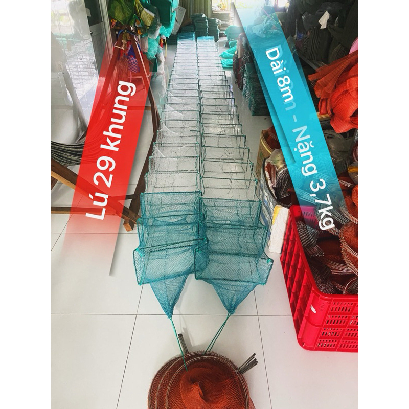 8m long trap Bagua rope trap 26 prison doors frame 26x36cm Lu 29 wire ...