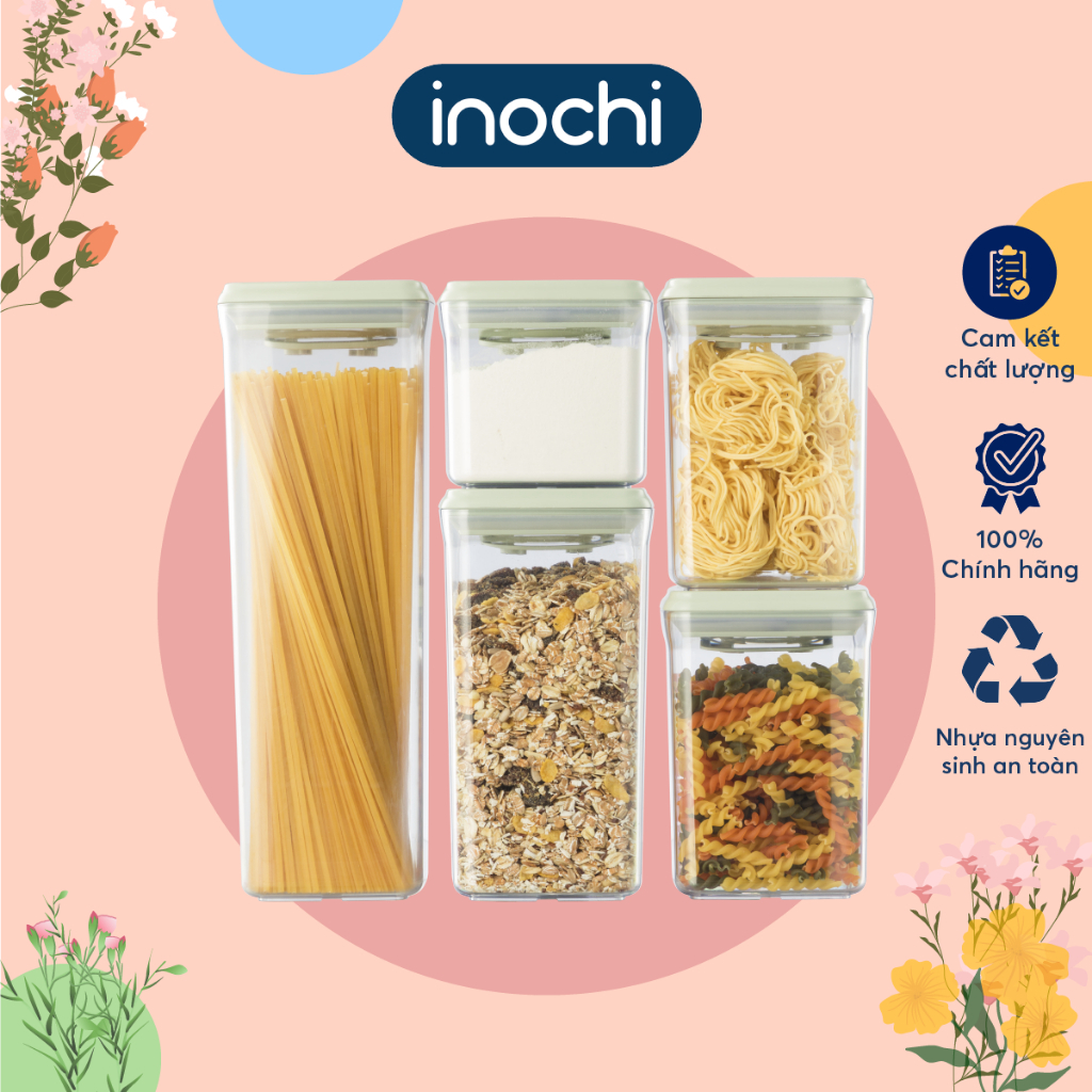 Hokkaido dry food container 500ml to 2100ml Genuine inochi product ...