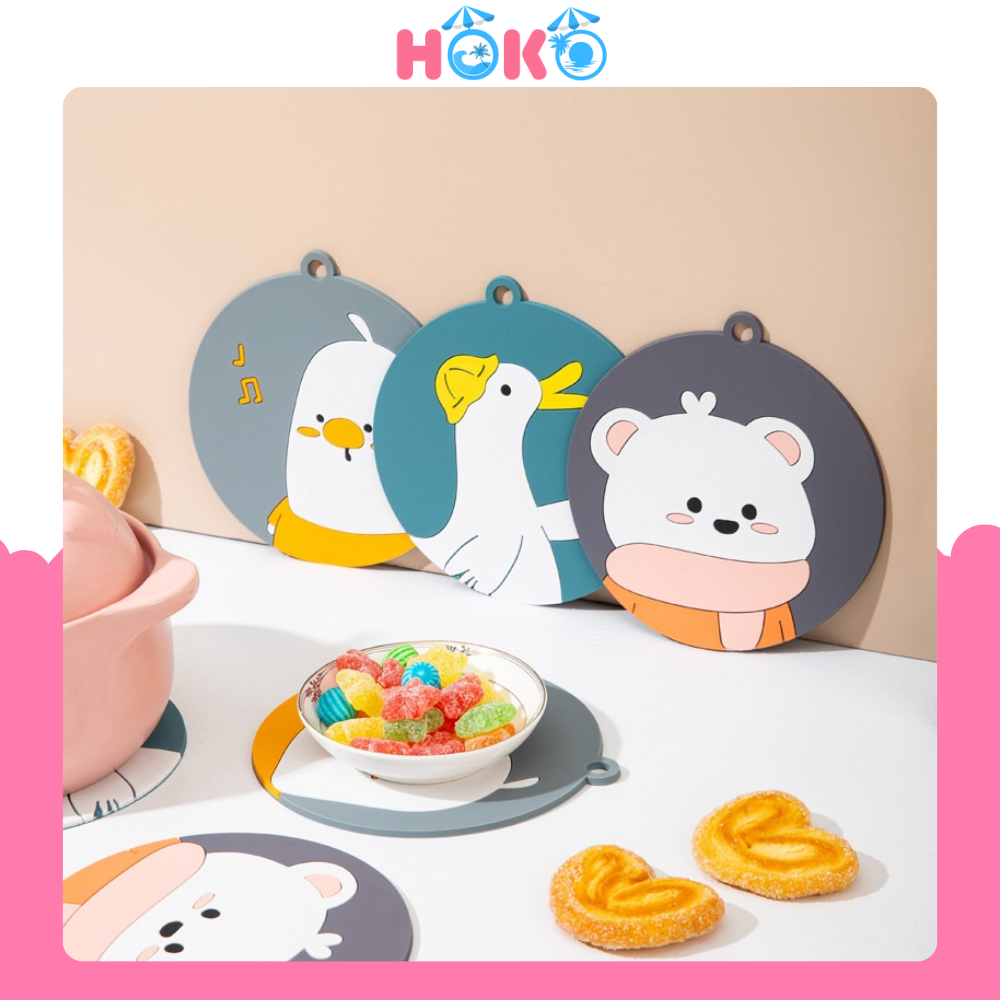 Hoko Anti-Scald Silicone Pad, Kitchen Safe Heat Insulation Pad | Shopee ...